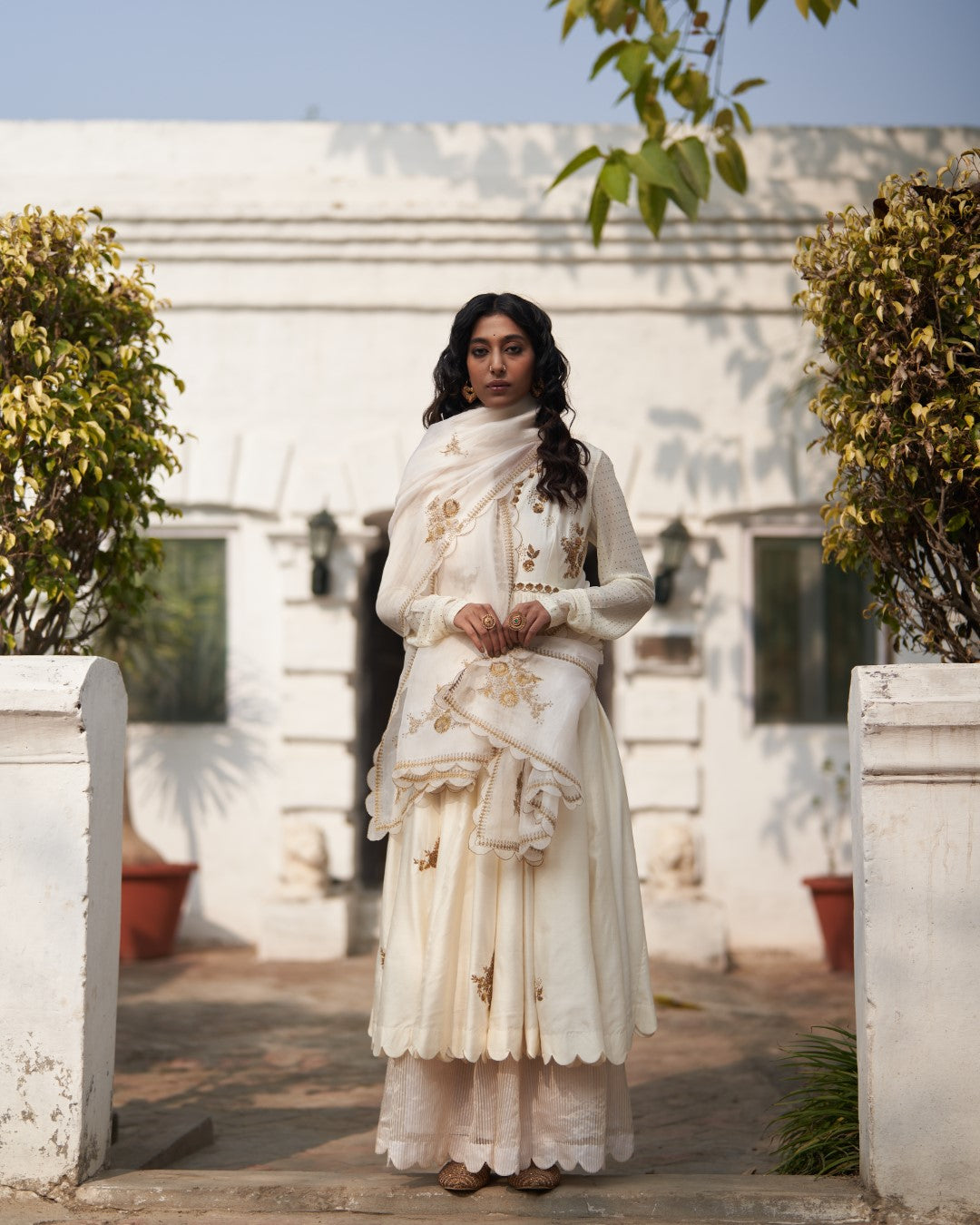 Salma Sitara Rani Kali Kurta set – labelearthen