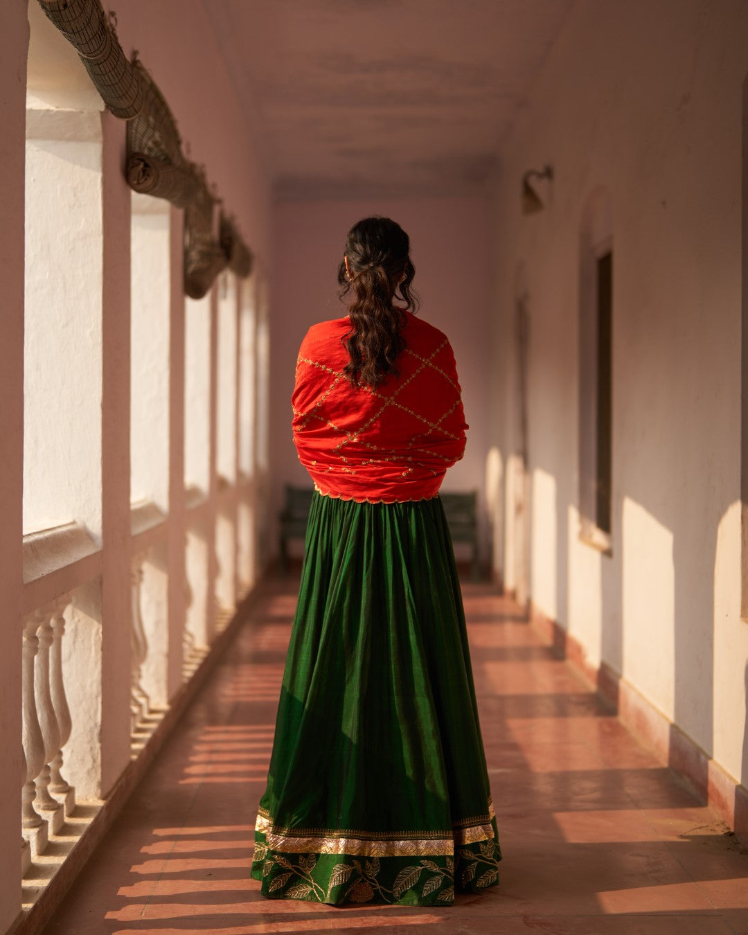 Rani Bahar Reshmi Lehenga set – labelearthen