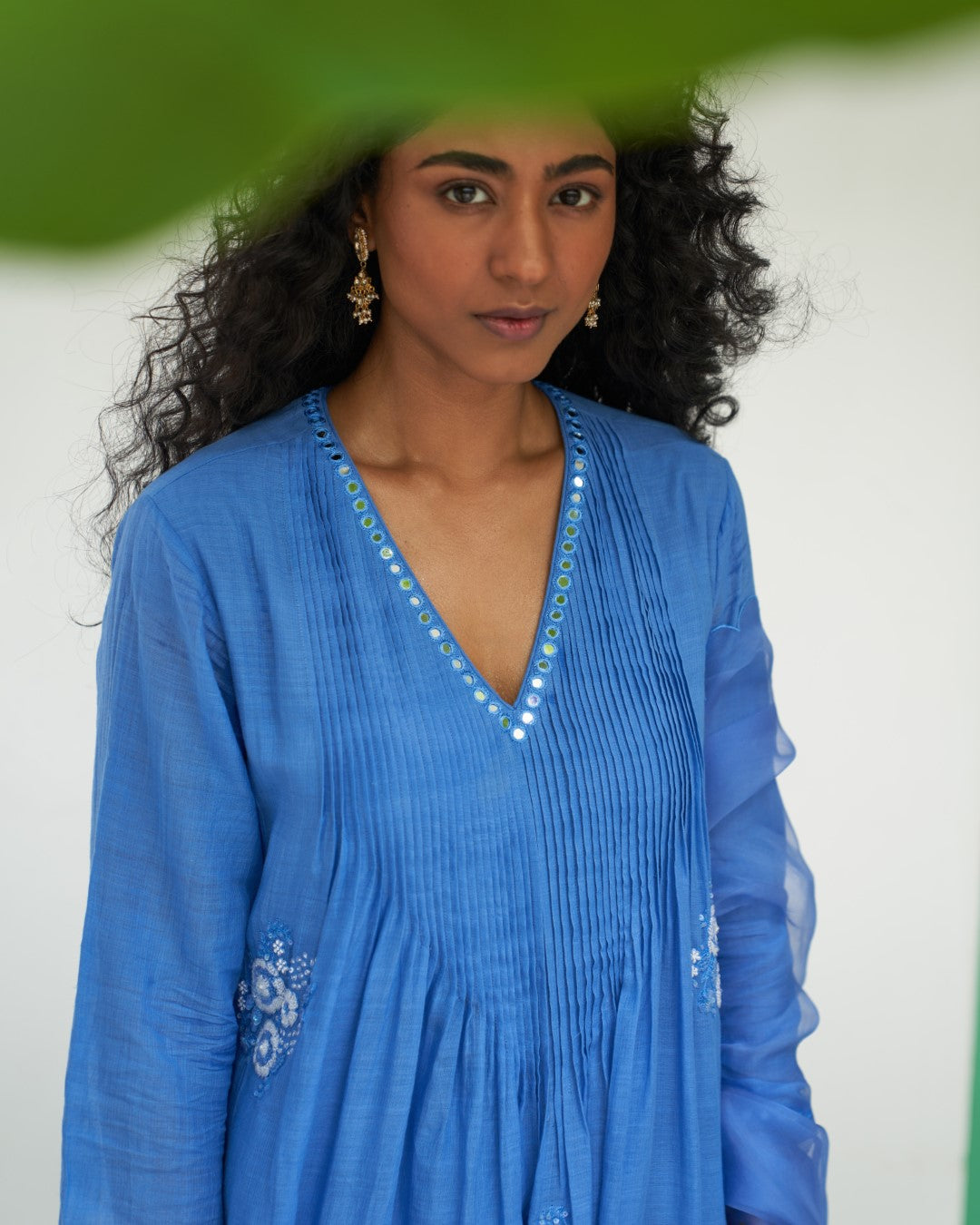 Asmani champa sitara kurta set – labelearthen