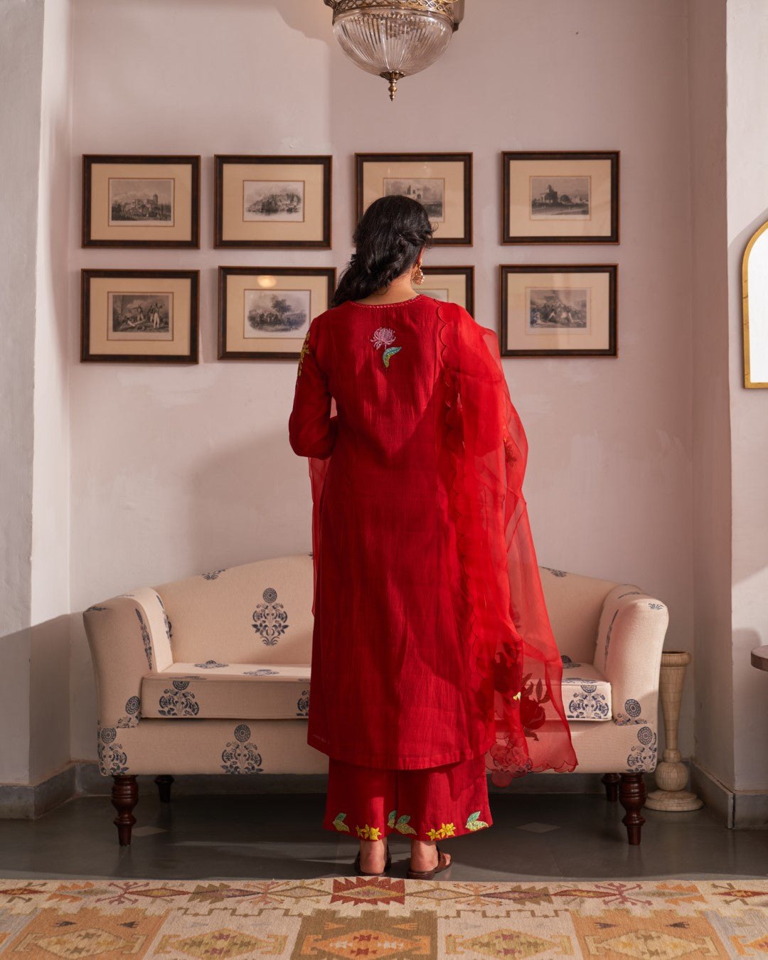 Gul gurhal kurta set – labelearthen